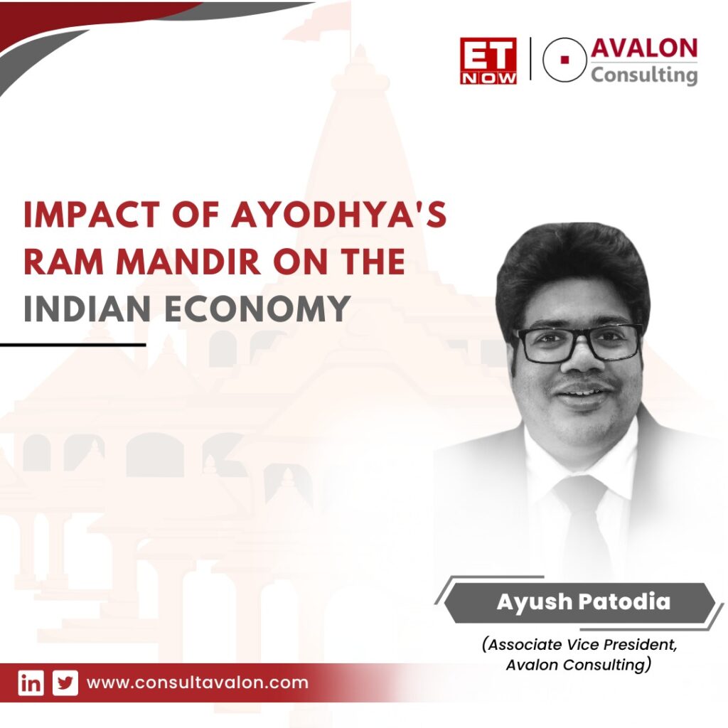 ET Now: Ayush Patodia’s Comments on the impact of Ayodhya’s Ram Mandir ...